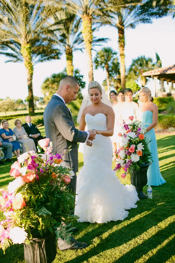 Classic and Colorful Country Club Wedding - Belle The Magazine